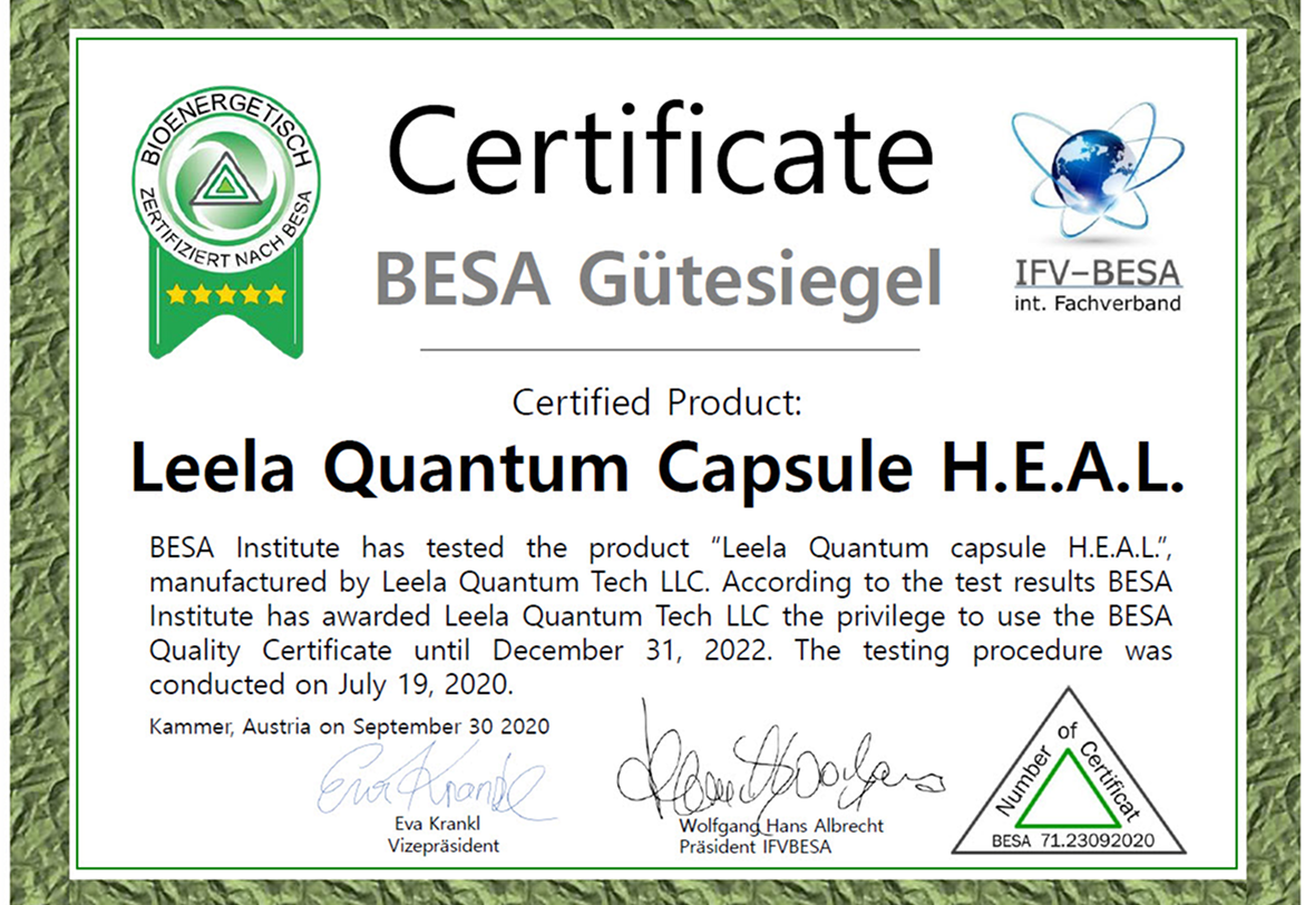 Leela Quantum Tech - Quantum Energy Wellness