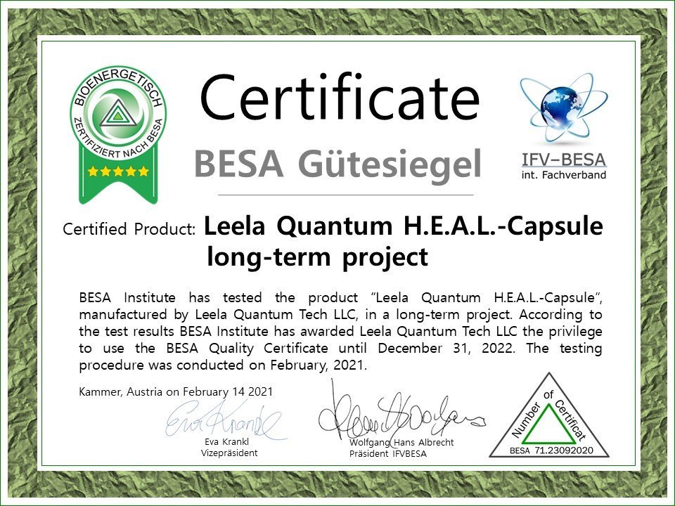 Leela Quantum Tech - Quantum Energy Wellness
